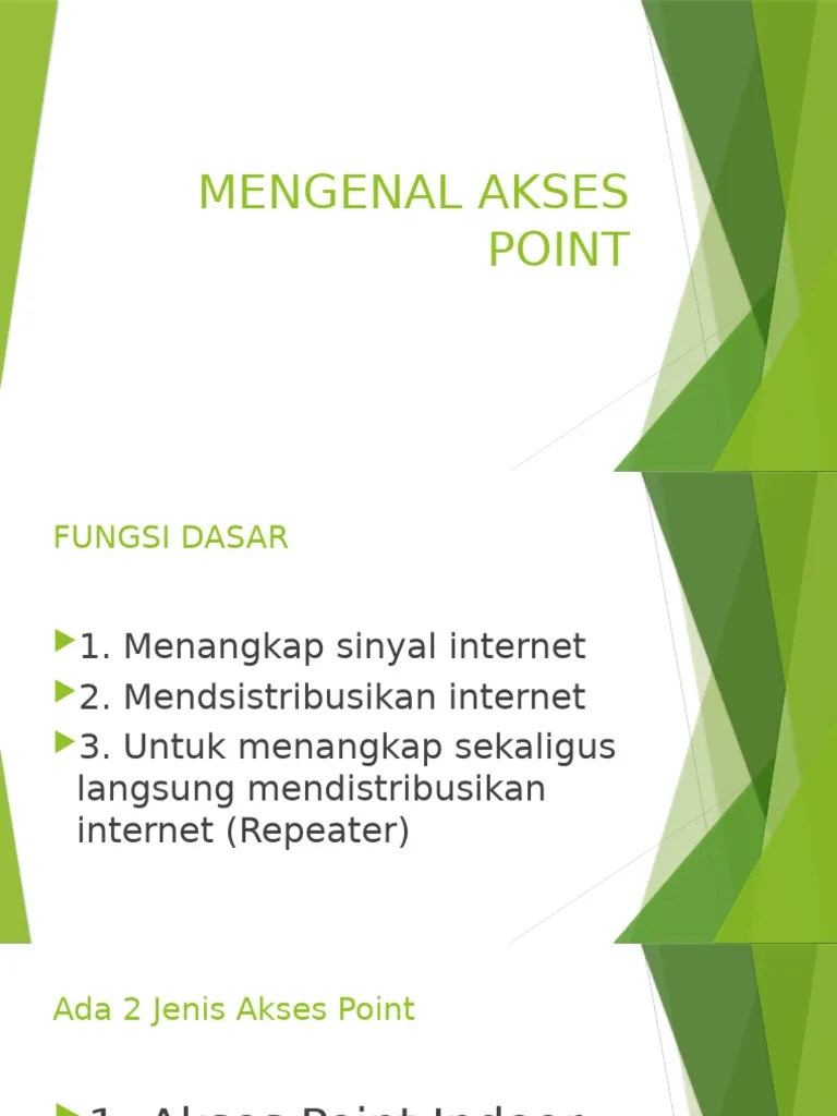 Mengenal Akses Point Pdf