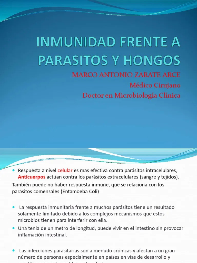 Inmunidad Y Patogenicidad De Parásitos Pdf Sistema Inmune Inflamación
