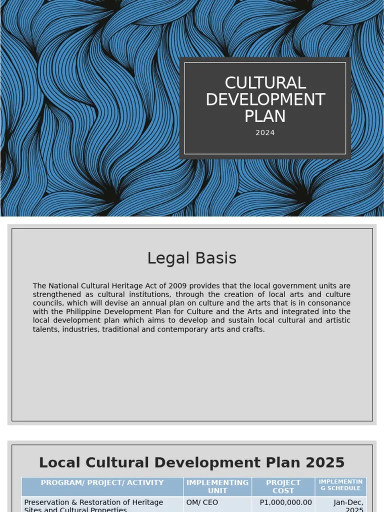 Cultural Development Plan Pdf
