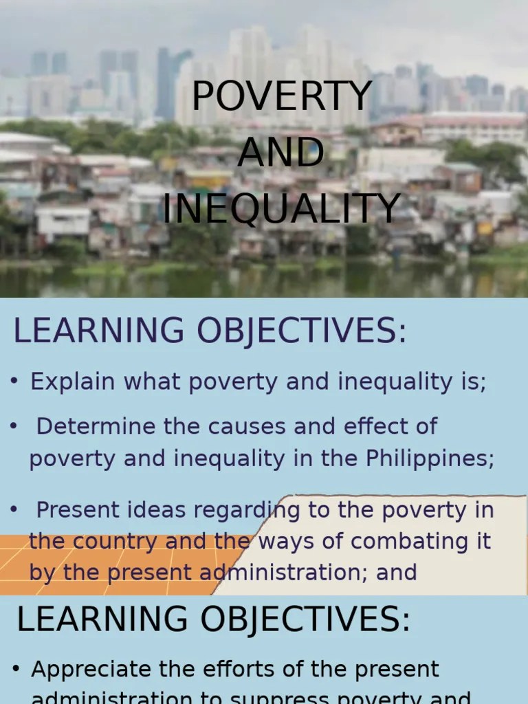 Poverty And Inequality Pdf Poverty Poverty Homelessness