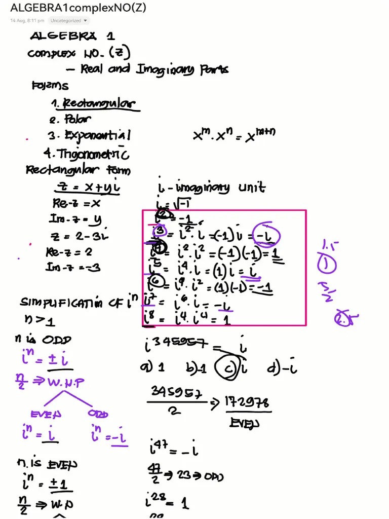 Algebra Intro Pdf