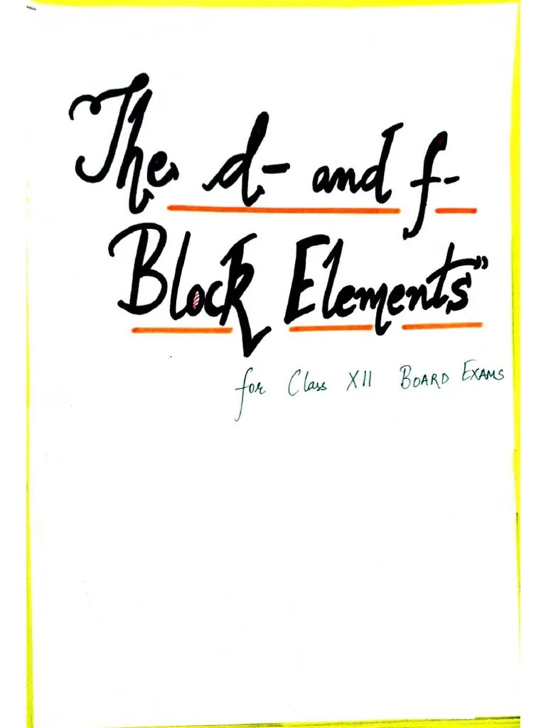 Df Block Pdf