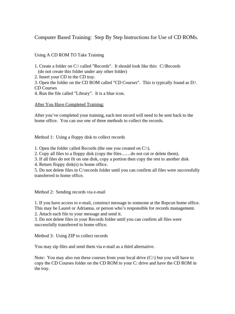 Instructions Pdf