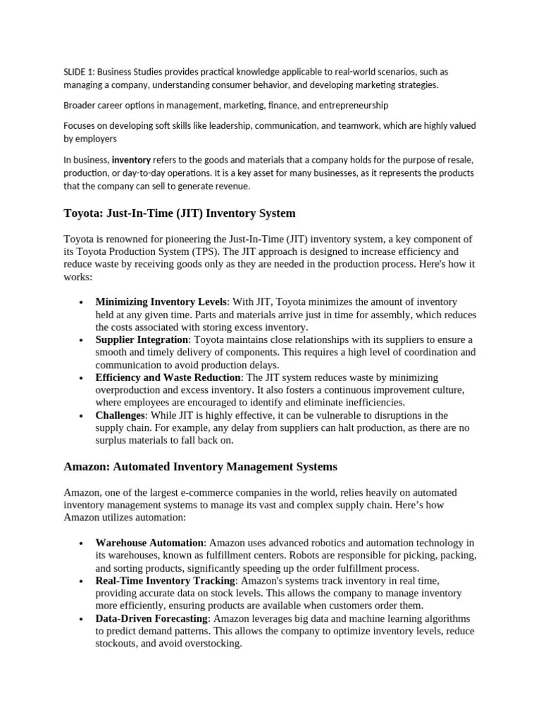 Inventory Pdf Lean Manufacturing Inventory