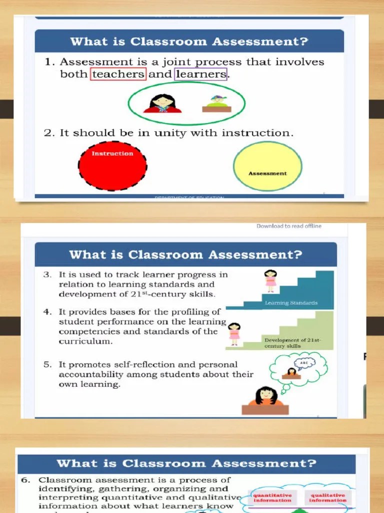 Classroom Assessment Pdf