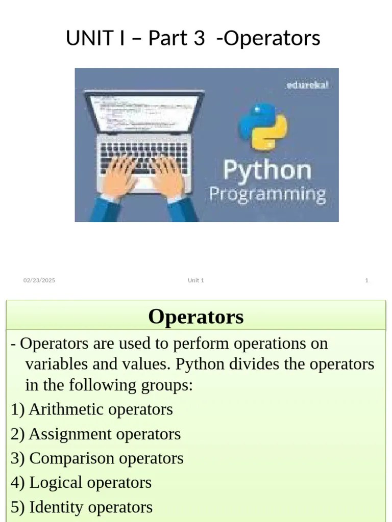 Python Operators Precedence Pdf Mathematics Arithmetic