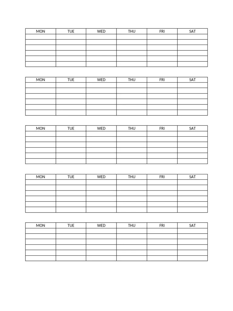 Timetable Pdf
