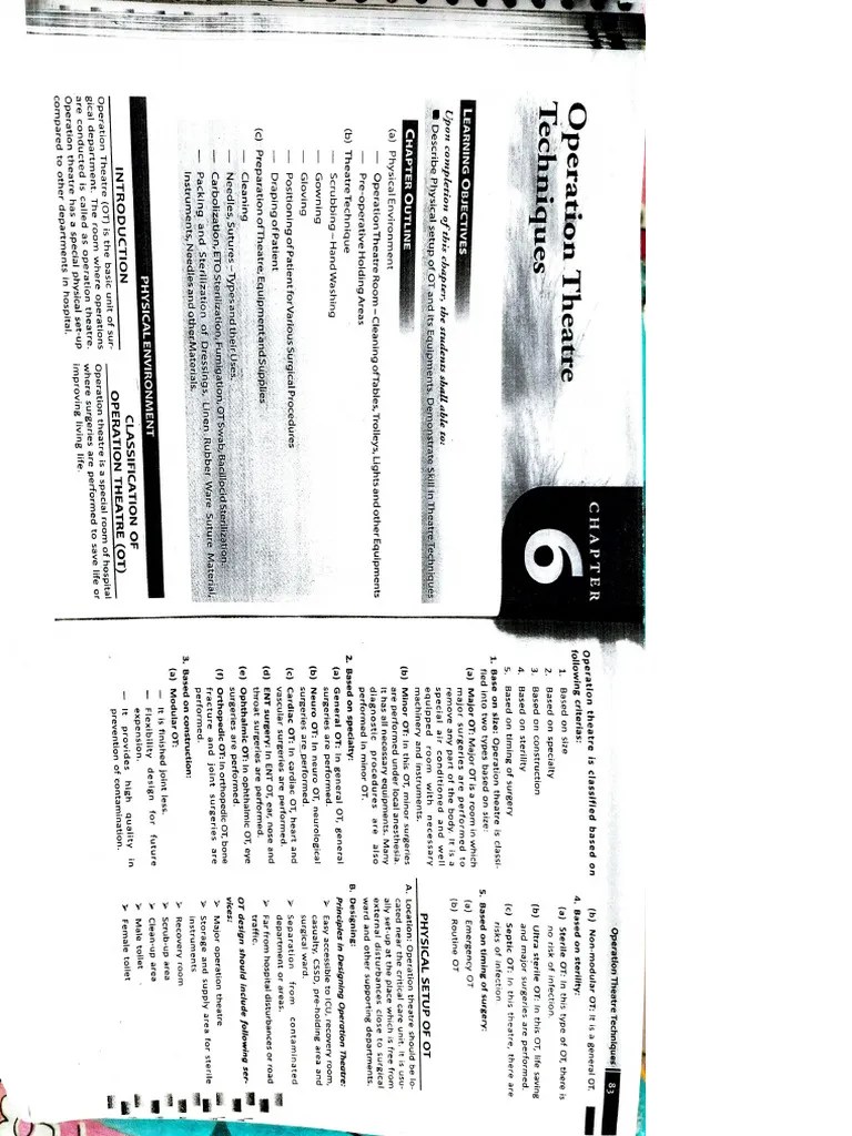 Ot Techniques Pdf