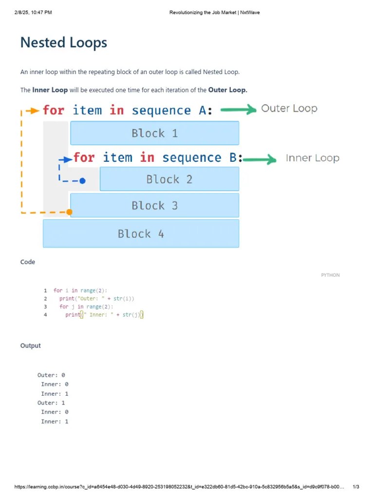 14 Nested Loops Pdf