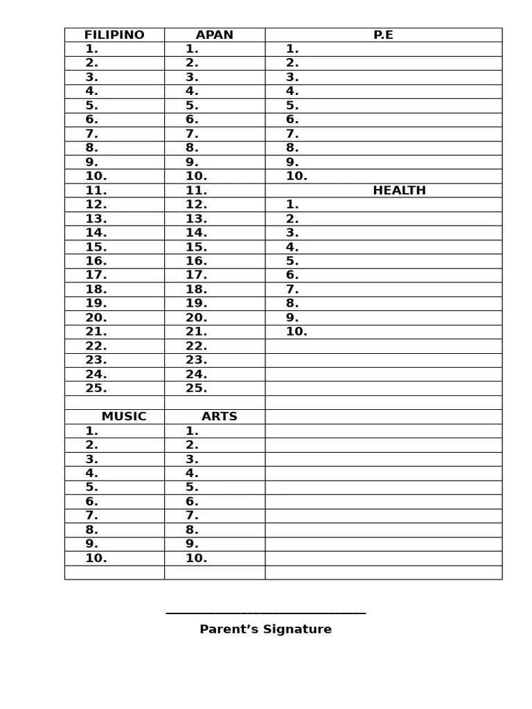 Ans Sheet Pdf