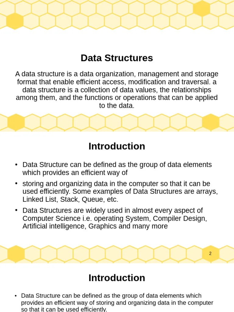 Introduction To Data Structures 1 Pdf Time Complexity Algorithms
