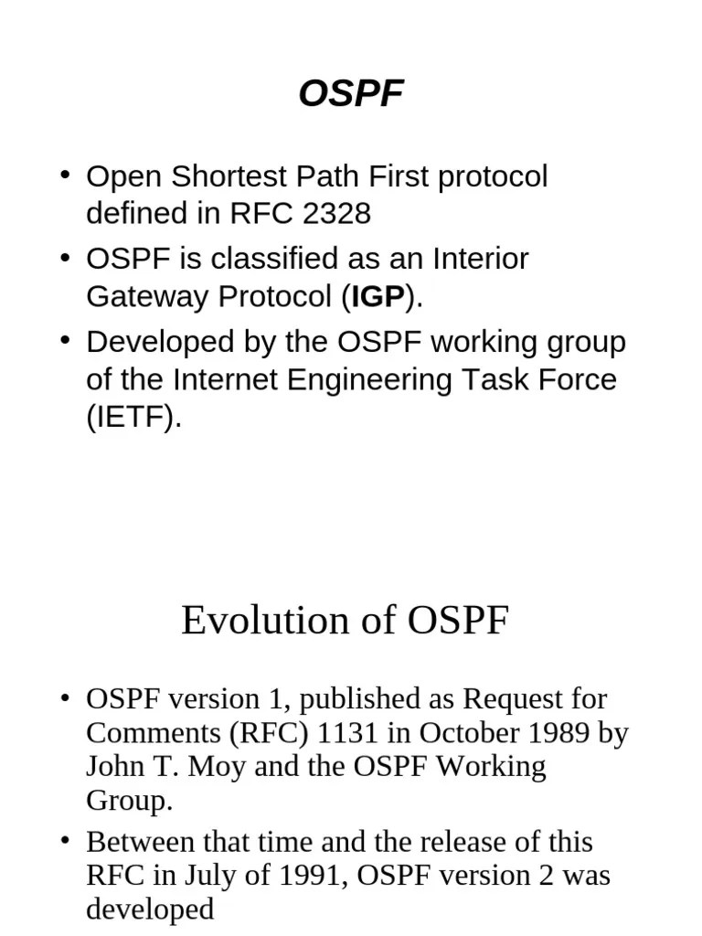 Ospf Pdf Computing Computer Engineering