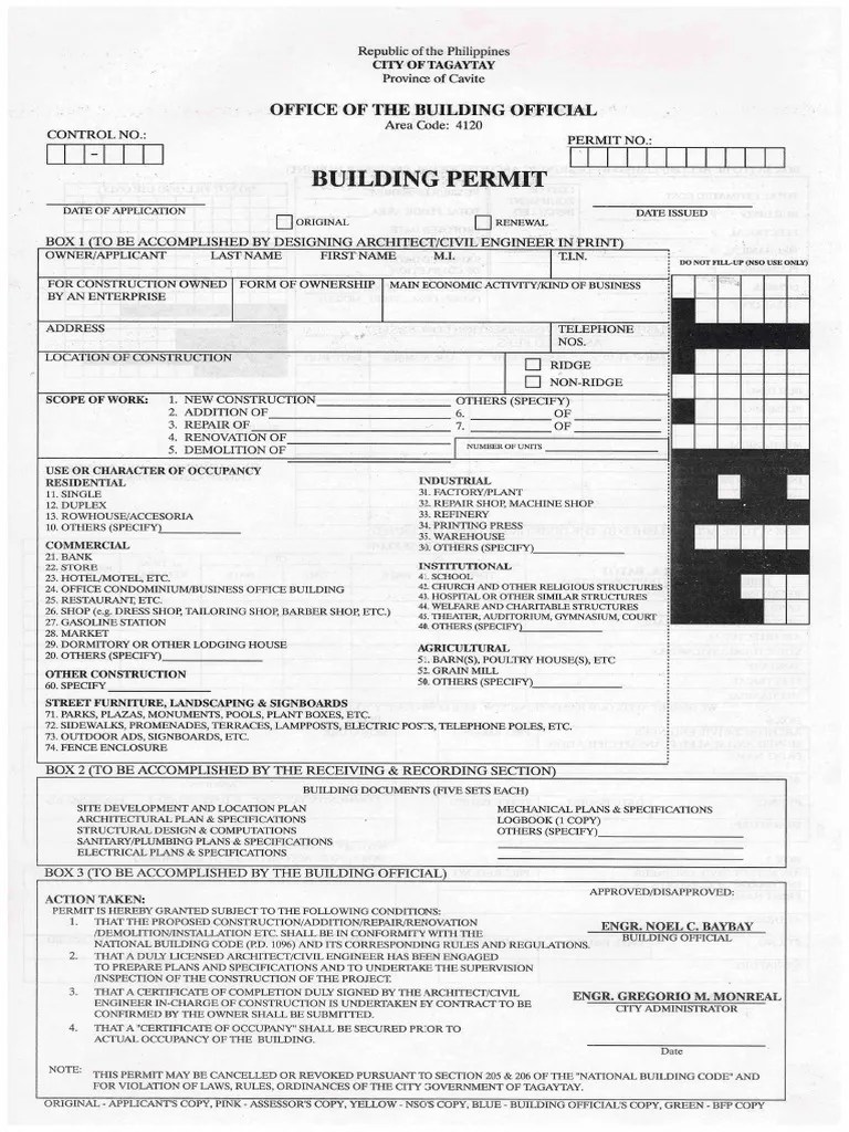 Building Permit Pdf