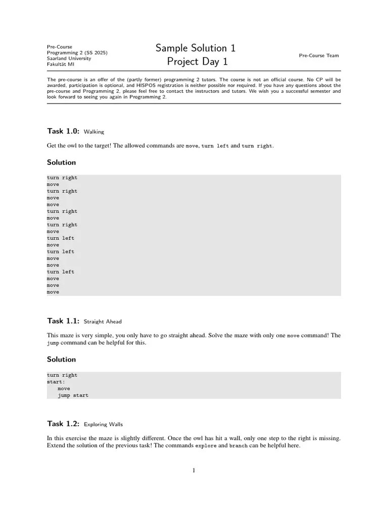 Solution Exercises Project Day 1 Pdf Software Engineering