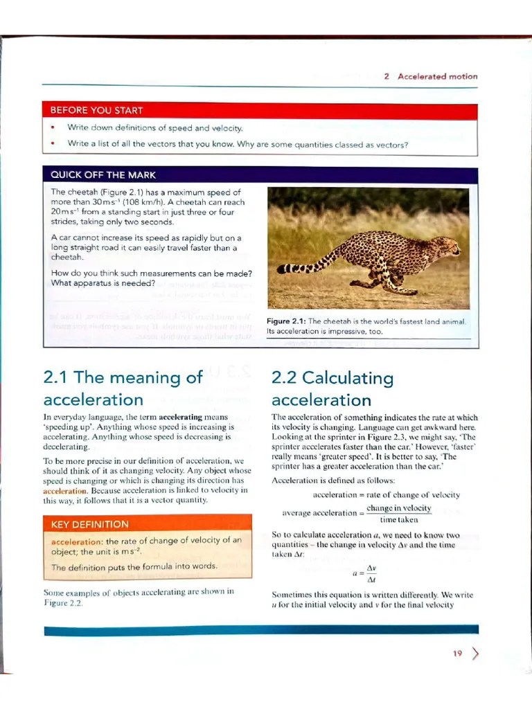 Accelerated Motion Pdf