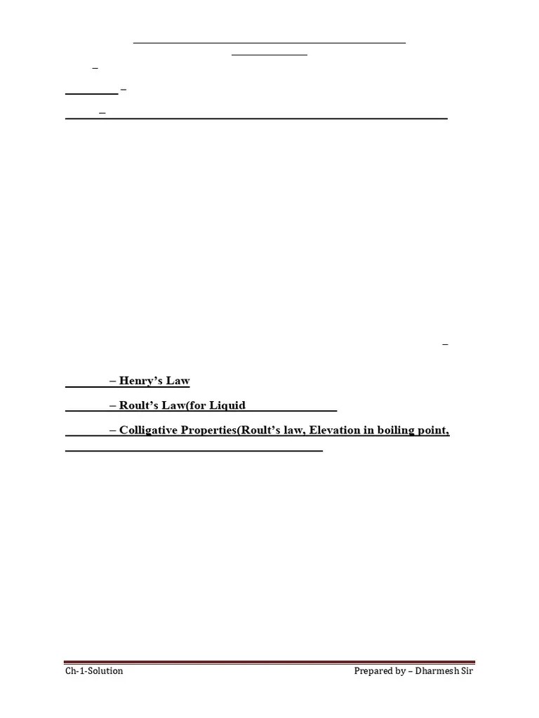 Ch 1 Solution Pdf