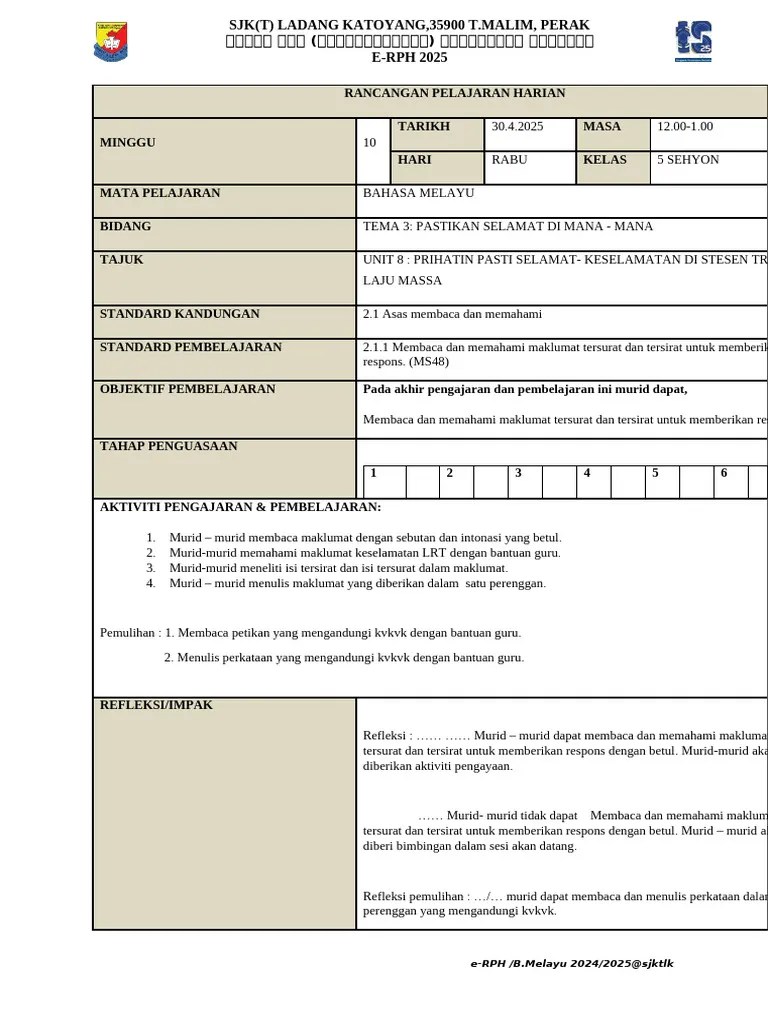 Bahasa Melayu Tahun 5 Pdf