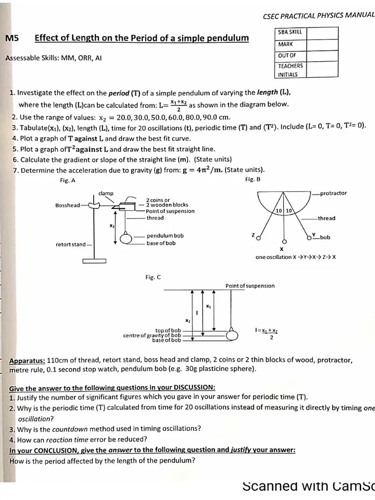 F5 Simple Pendulum Pdf