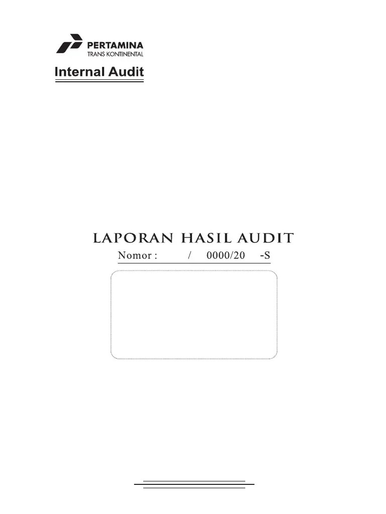 Laporan Hasil Audit Revisi Pdf
