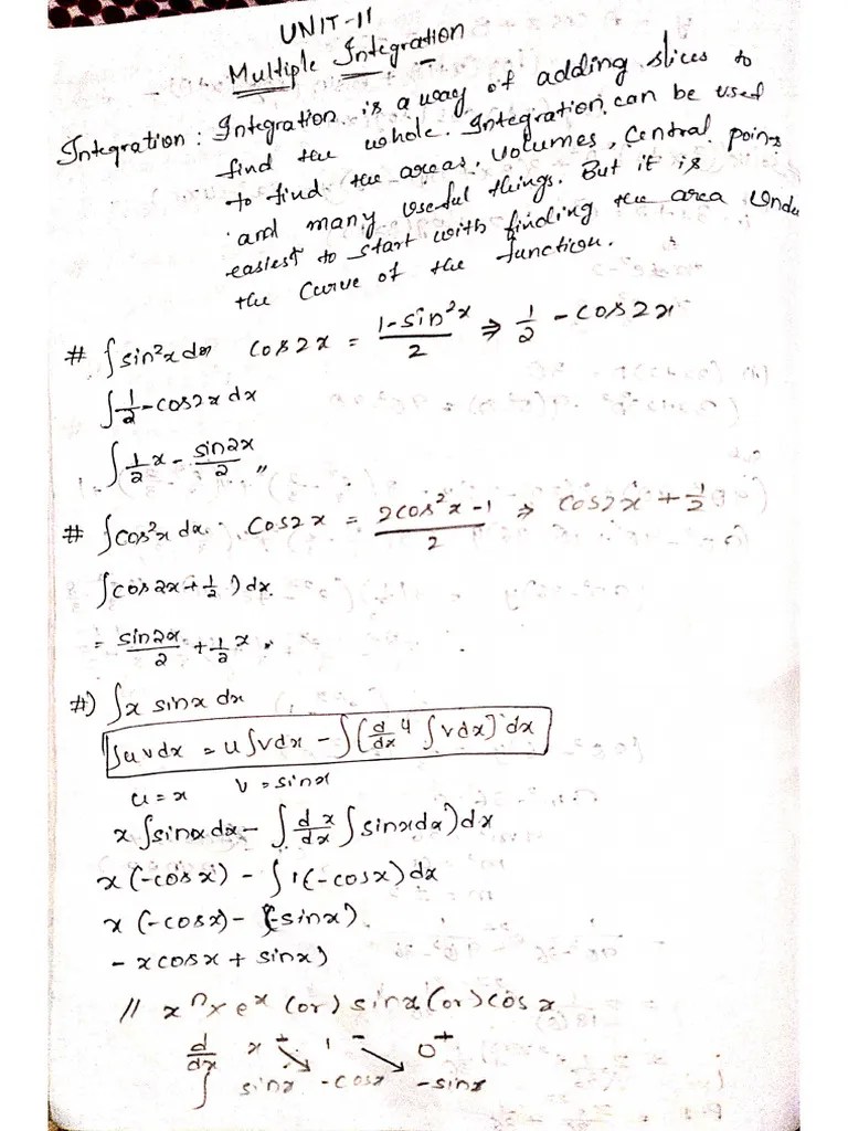 Maths Unit 2 Pdf