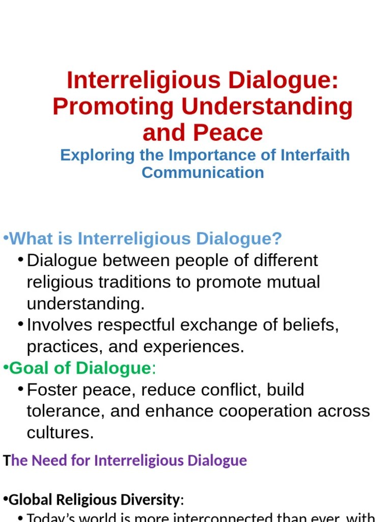 Interreligious Dialogue And Ecumenism 2 Pdf Interfaith Dialogue