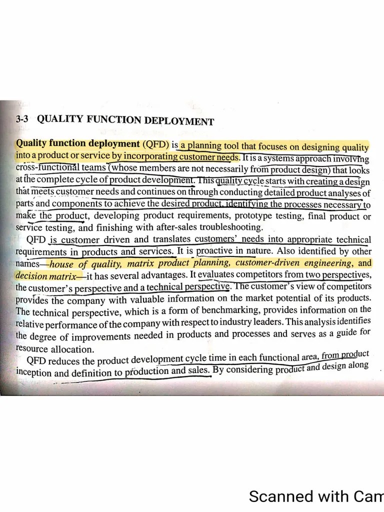 Quality Function Deployment Explained Pdf