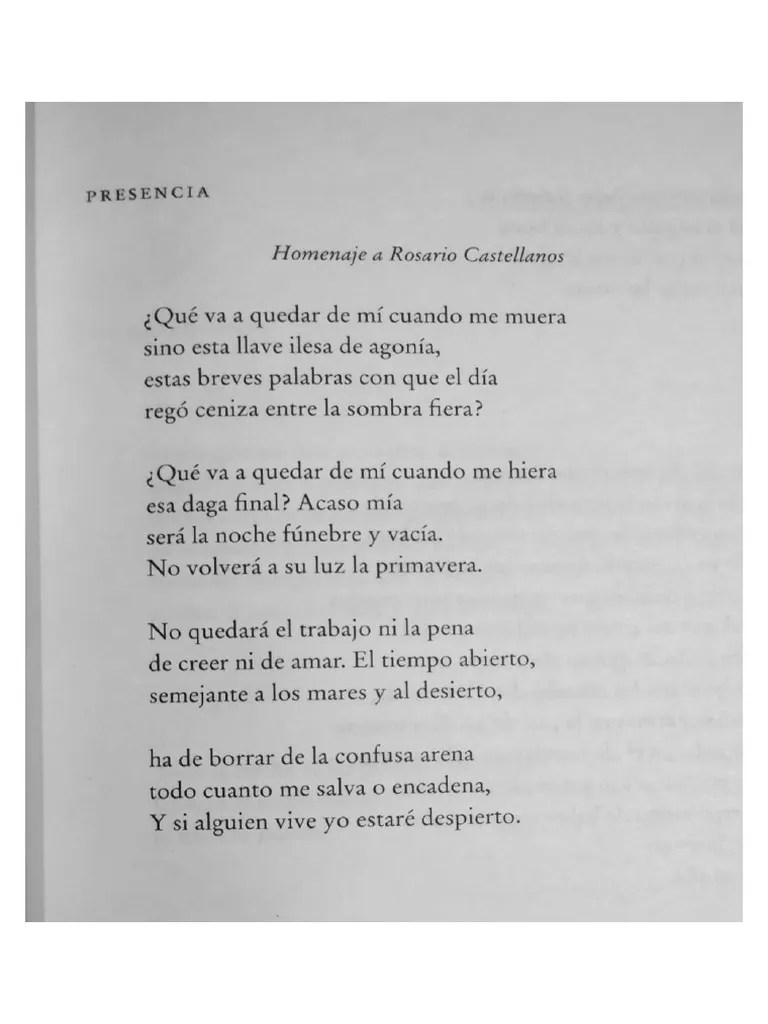 José Emilio Pacheco 2 Poemas Pdf