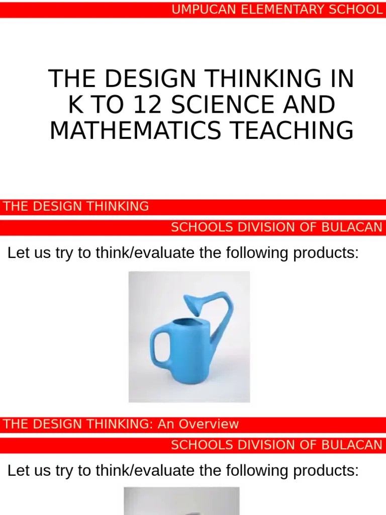 The Design Thinking Overview Pdf Design Thinking Thought