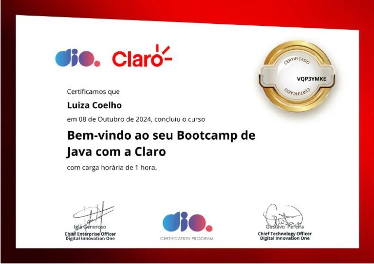 Inicio Bootcamp Dio Java Pdf