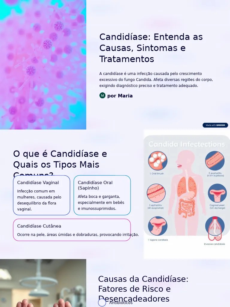 Candidiase Entenda As Causas Sintomas E Tratamentos 2 Pdf