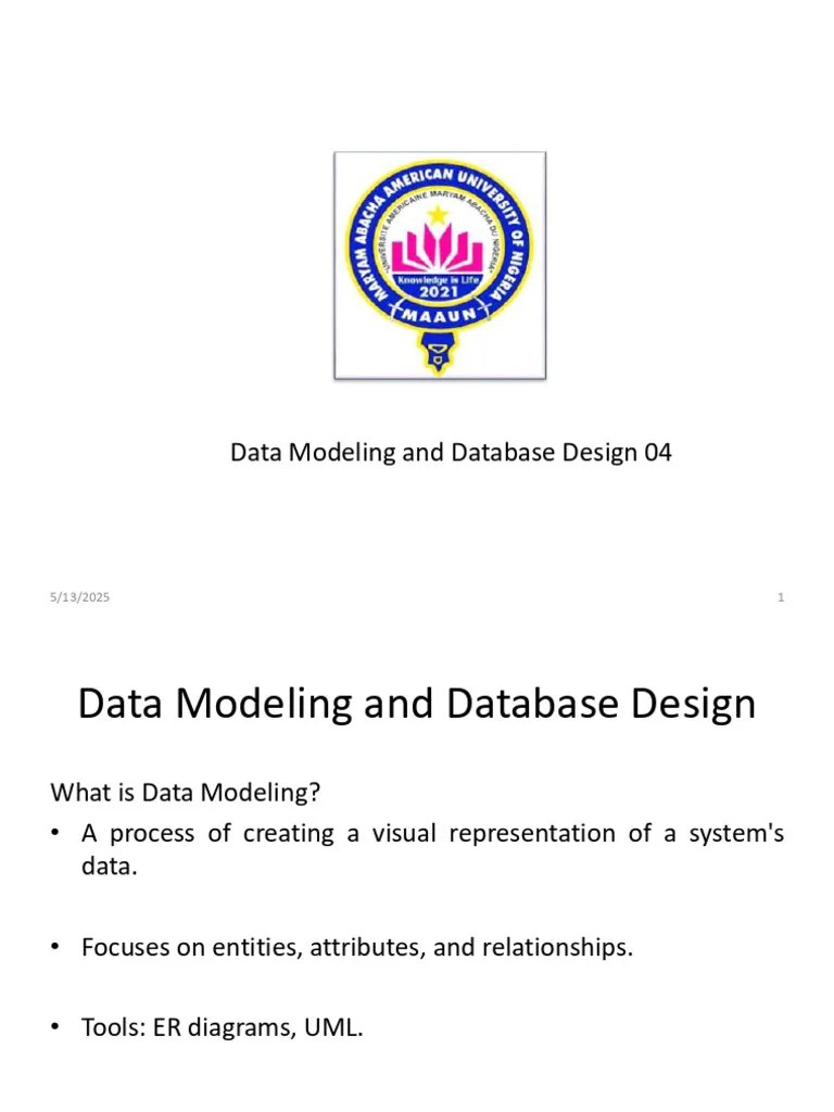 Database Sys And Modelling Pdf