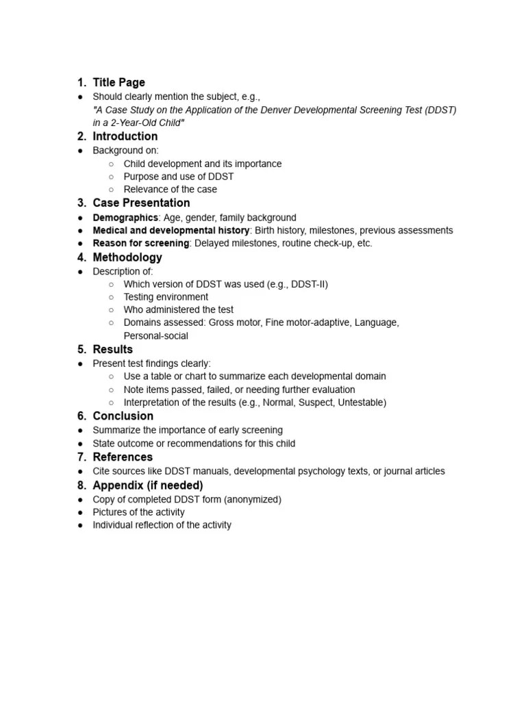 Format Of Ddst Output Pdf