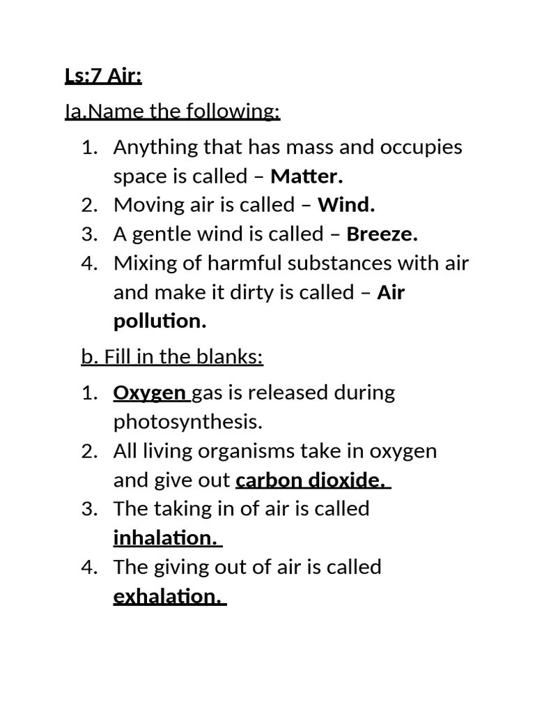 Air Notes Pdf
