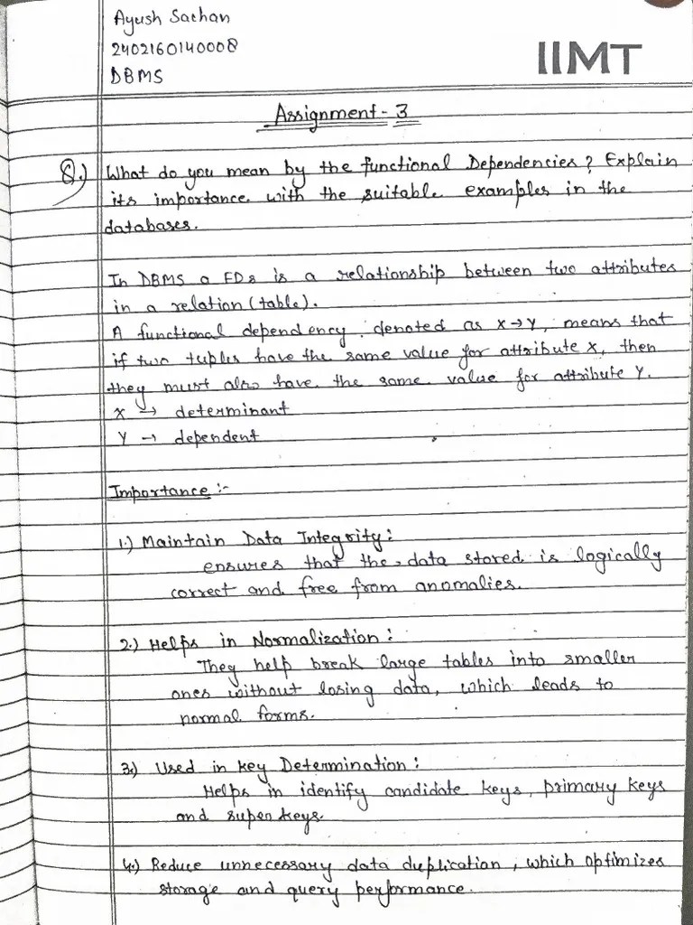 Dbms Assignment 3 Pdf