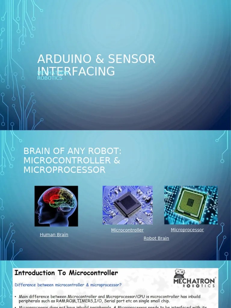 Arduino Sensor Interfacing Guide Pdf