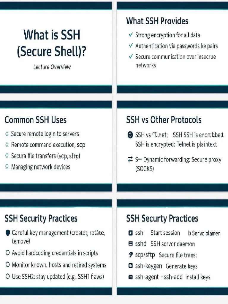 Ssh Presentation Pdf