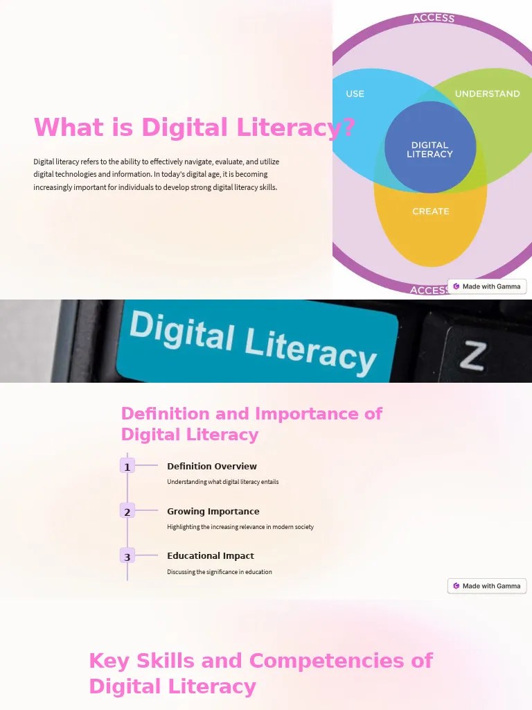 What Is Digital Literacy Pdf Literacy Communication