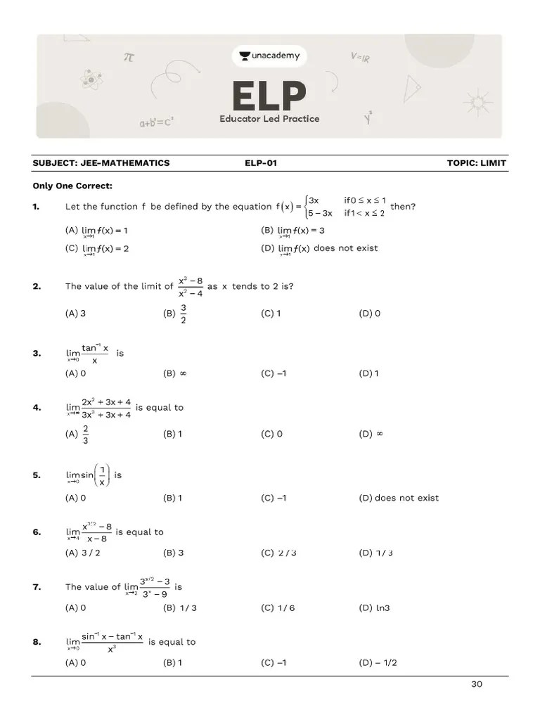 Limit Pdf