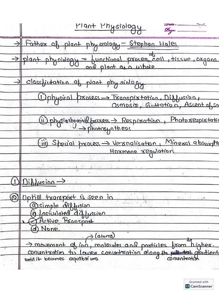 Plant Physiology Pdf