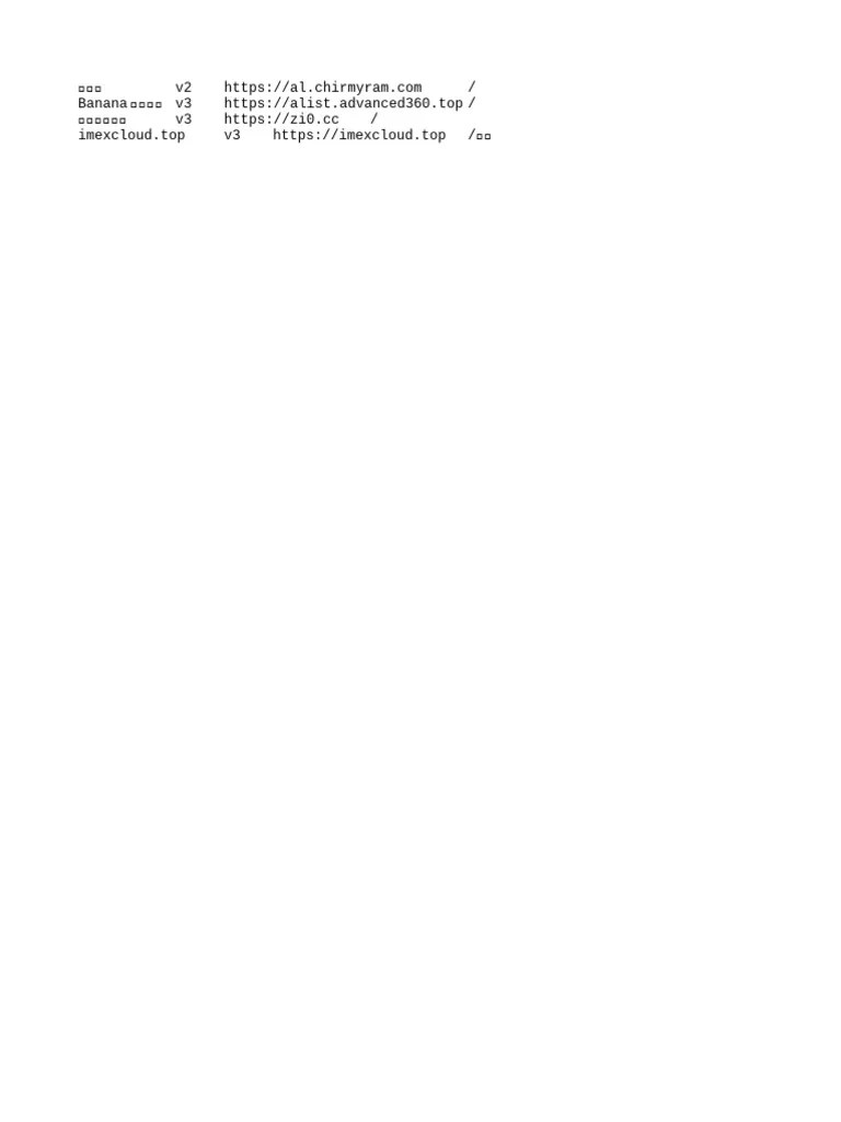 Alist List Pdf