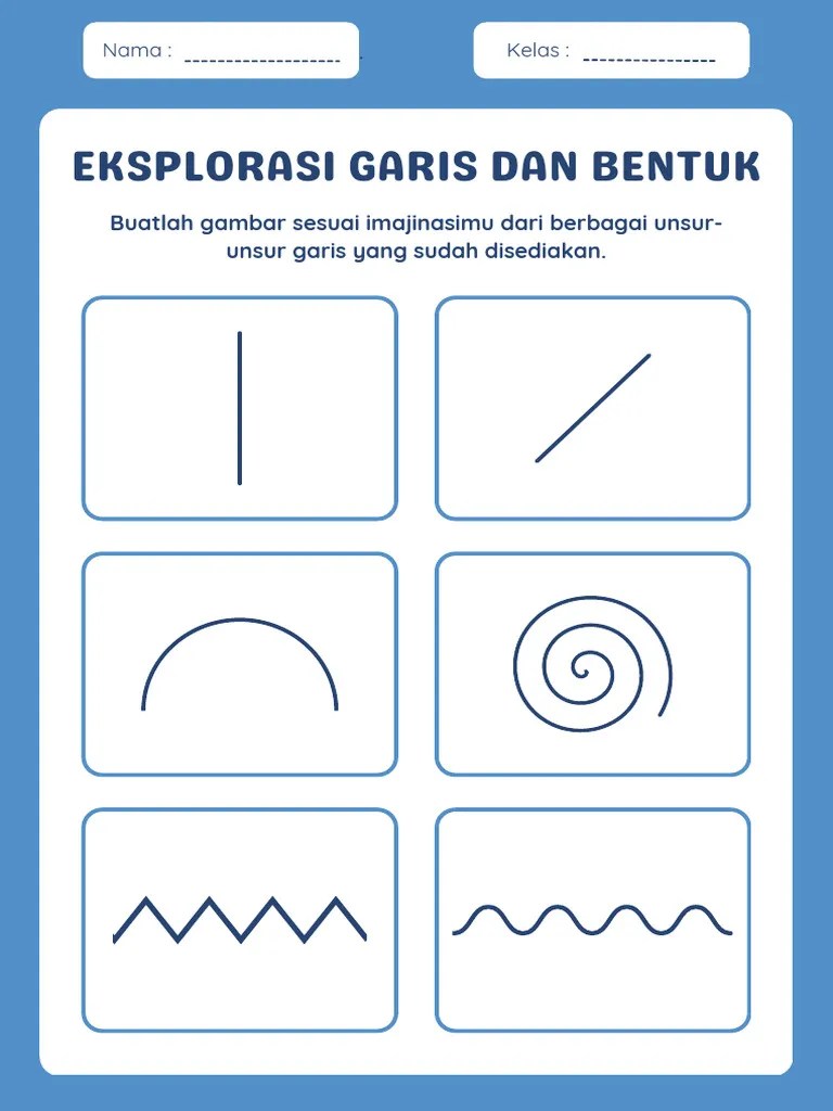 Eksplorasi Garis Dan Bentuk Kelas 3 Pdf Komputer