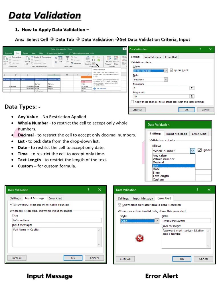 Data Validation Pdf