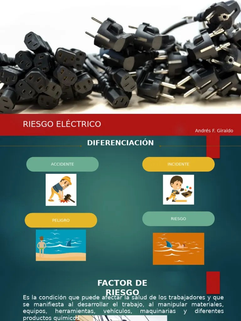 Riesgo Electrico1 Pdf Ingenieria Eléctrica Aislador Electricidad