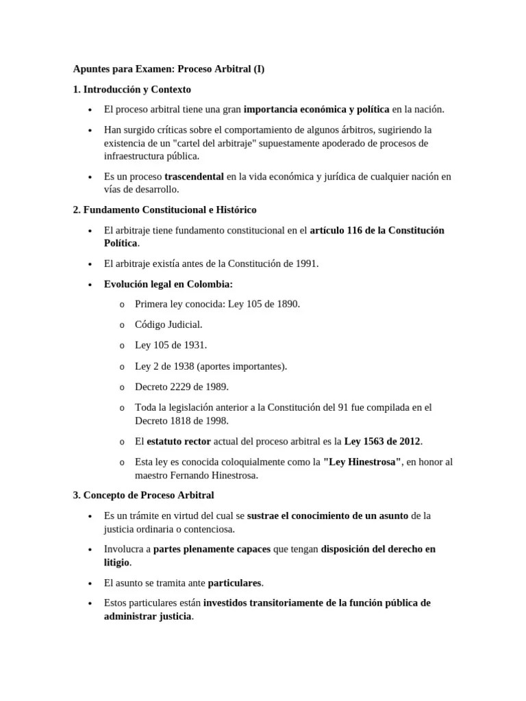 Proceso Arbitral Guía Completa Y Clases Pdf Arbitraje Justicia