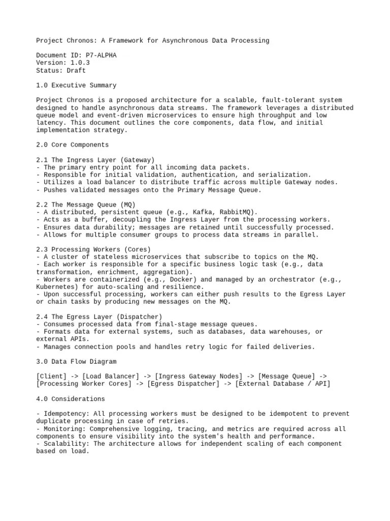 Project Chronos A Framework For Asy Pdf