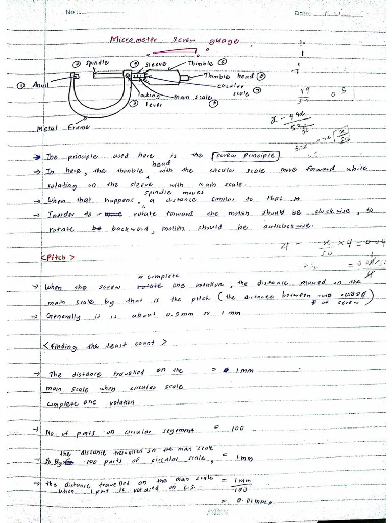 Micrometer Screw Gauge 2 Pdf