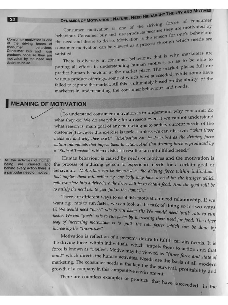 Theory Of Motivation Pdf