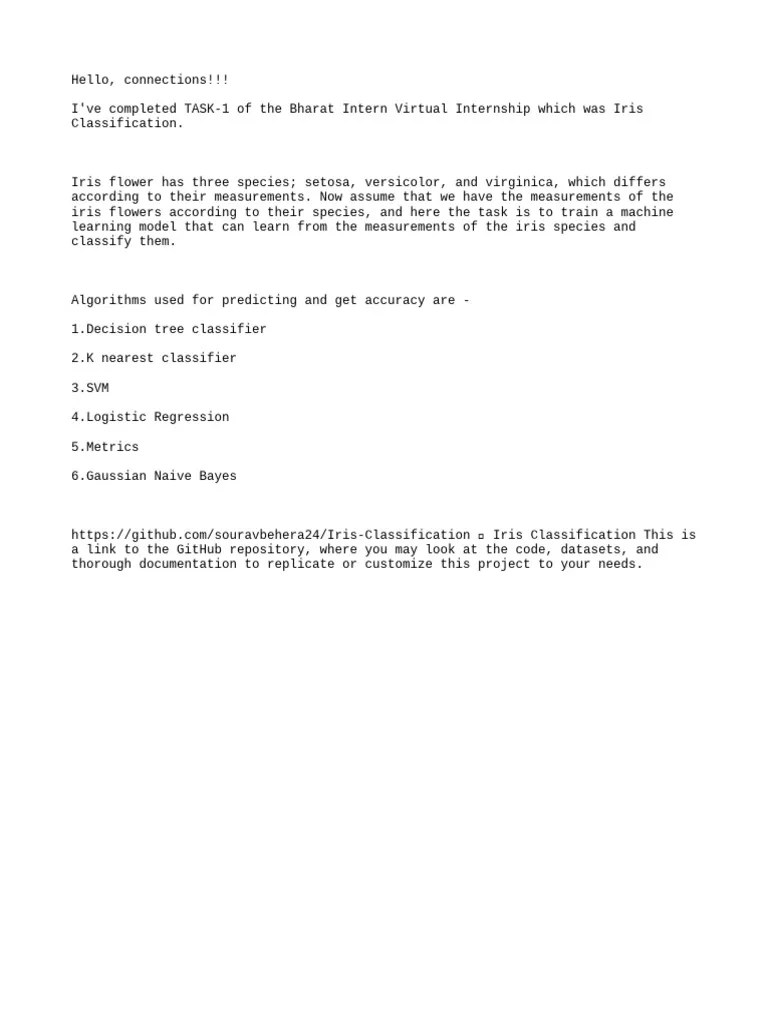 Iris Classification Pdf