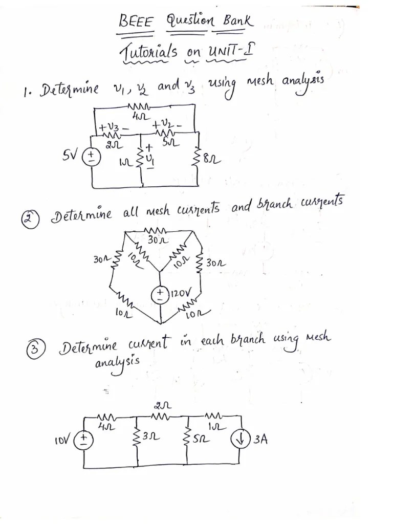 Beee Unit 1 Tutorials Pdf