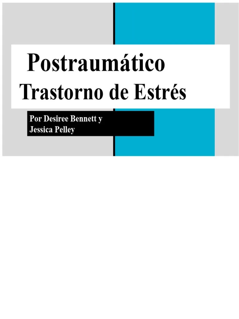 Guía Sobre El Trastorno De Estrés Postraumático Pdf Trastorno